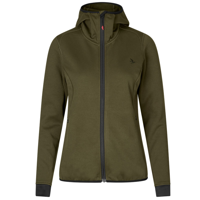 Seeland Damen Fleecejacke mit Kapuze grün | Leipzig-Jagd.de